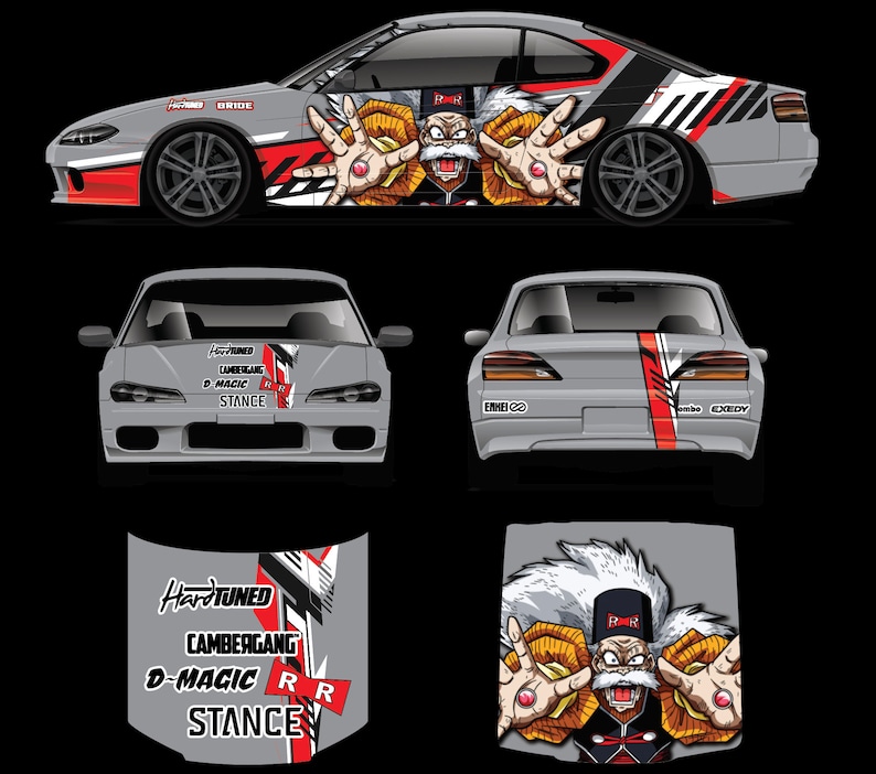 1/10 and 1/24 Scale RC Drift Livery Kit - Dr.gero - Etsy