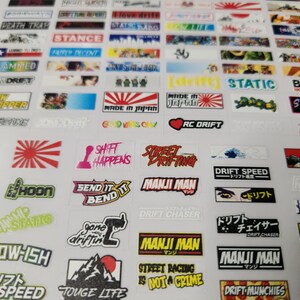 Slap Sticker - 1/10 Scale RC Slap Stickers 100+ - Etsy