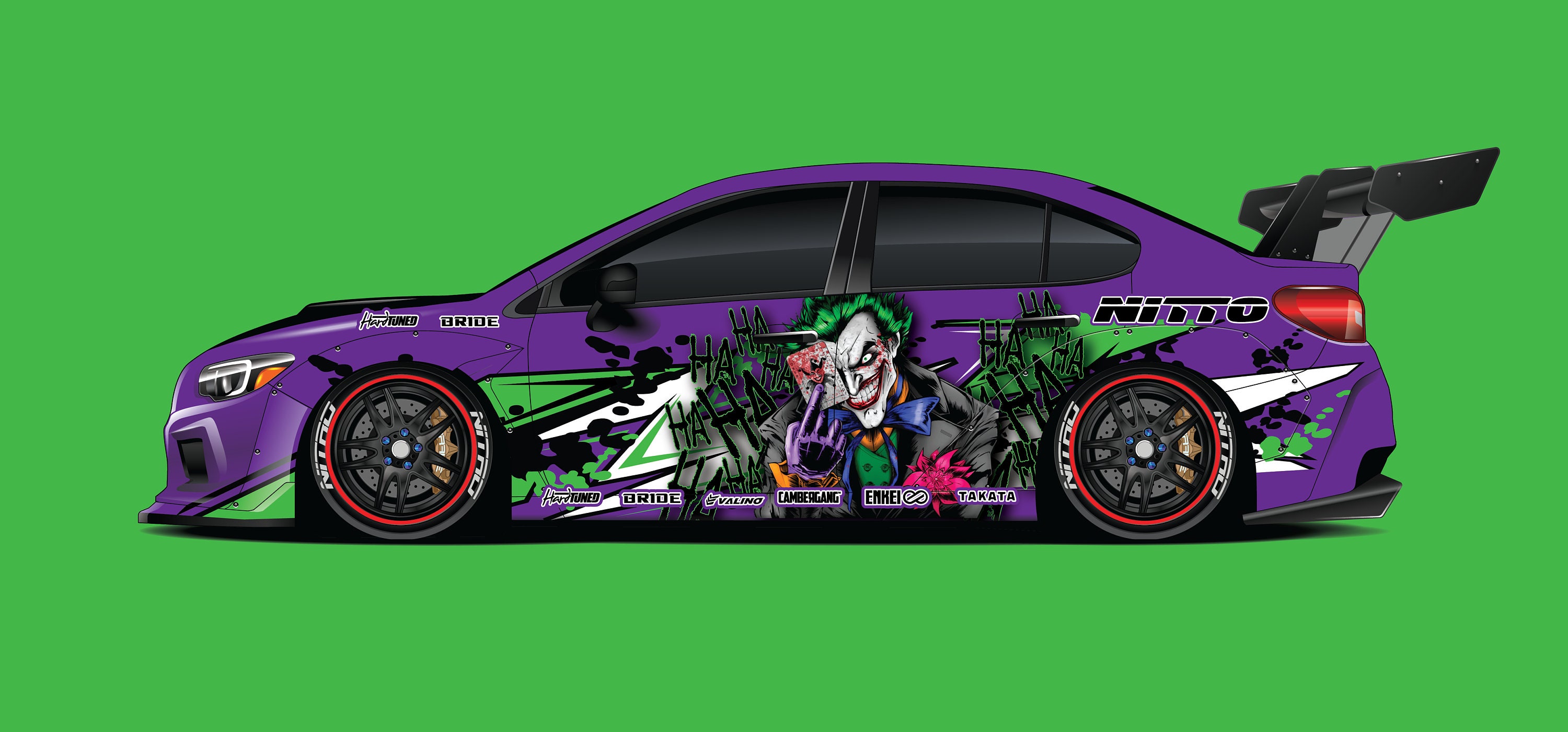 1/10 Scale RC Drift Livery Kit Joker - Etsy