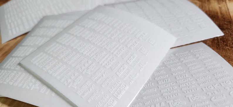 1:24 - 28 Scale RC Car Sponsor Decals - Etsy