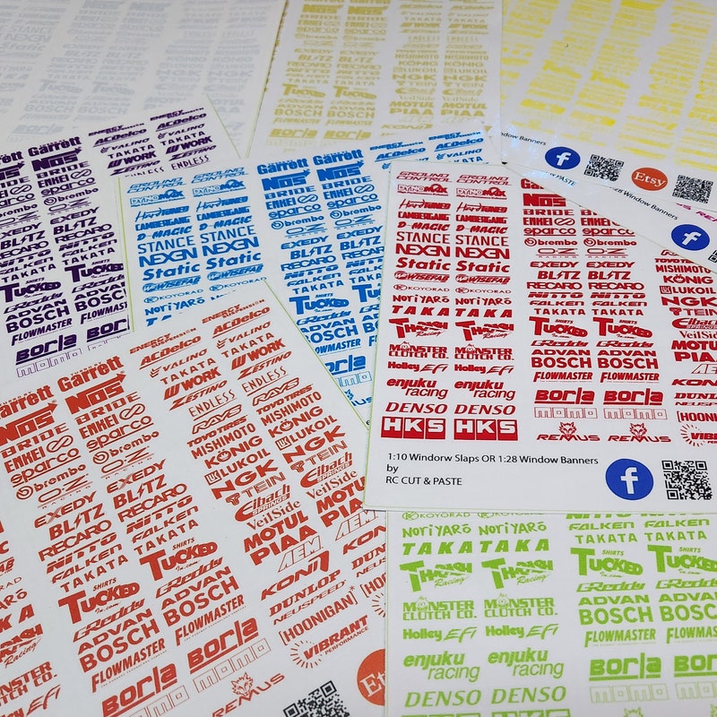 1/10 Rc Drift Decals - Etsy
