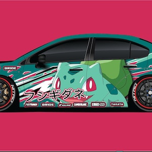 1/10 and 1/24 Scale RC Drift Livery Kit - Bulbasaur - Etsy