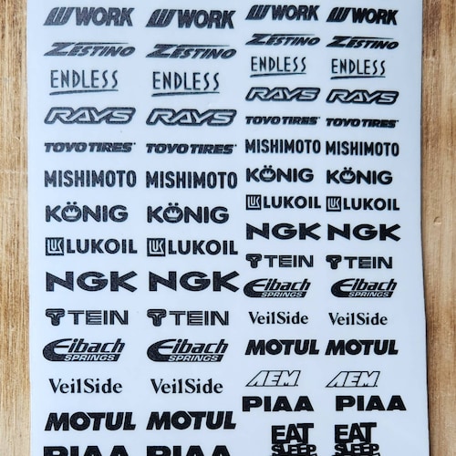 137 Precut RC Stickers Sticker Bomb Scale Decal Sheet 1/10 - Etsy