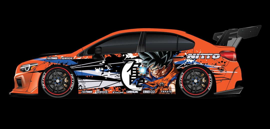1/10 Scale RC Drift Livery Kit - Goku 1 - Etsy