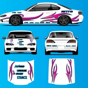 1/10 Scale RC Drift Livery Kit Tribal Livery 13 - Etsy