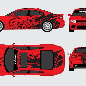 1/10 RC Drift Livery Kit - SRT Hellcat Livery - Etsy