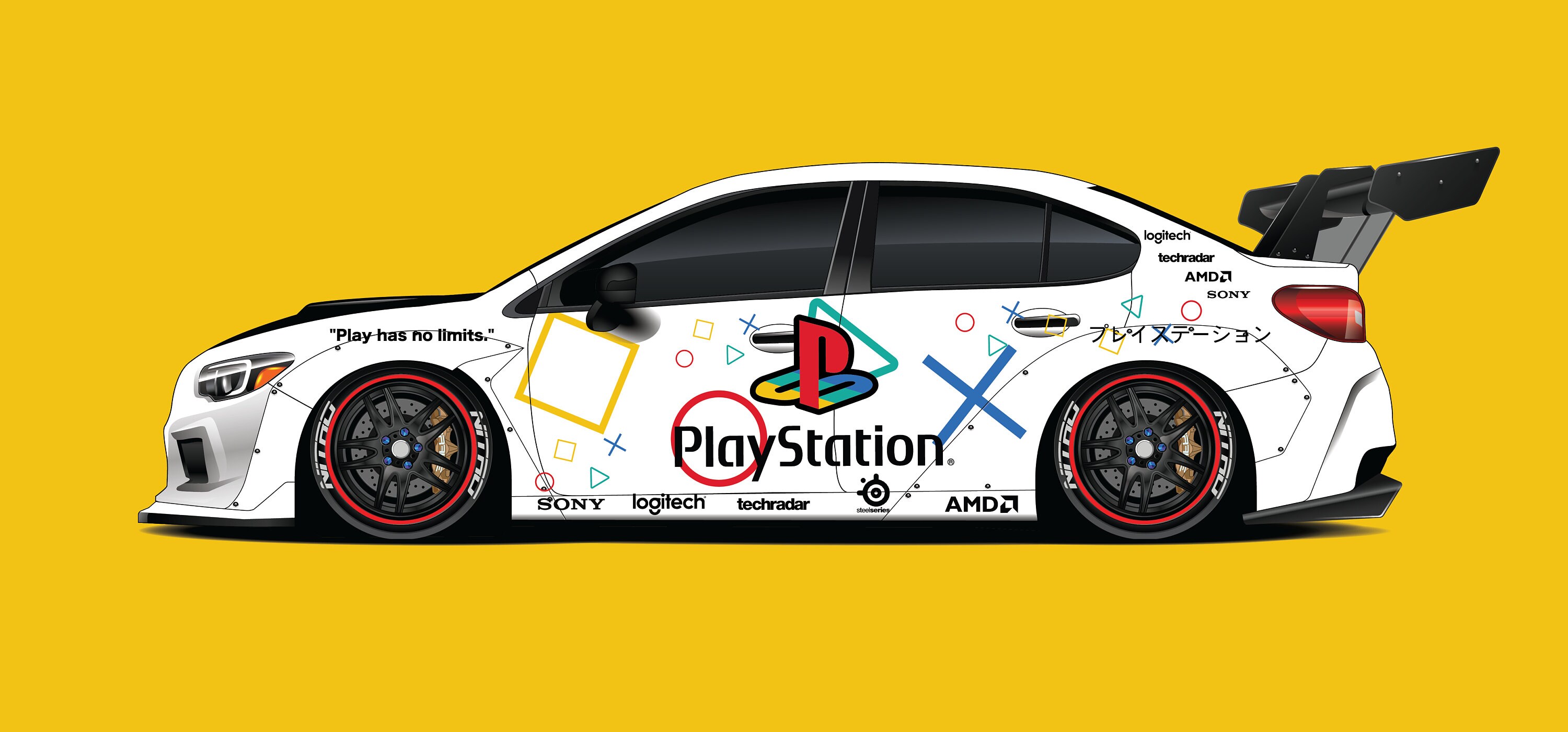 1/10 and 1/24 Scale RC Drift Livery Kit - Playstation - Etsy