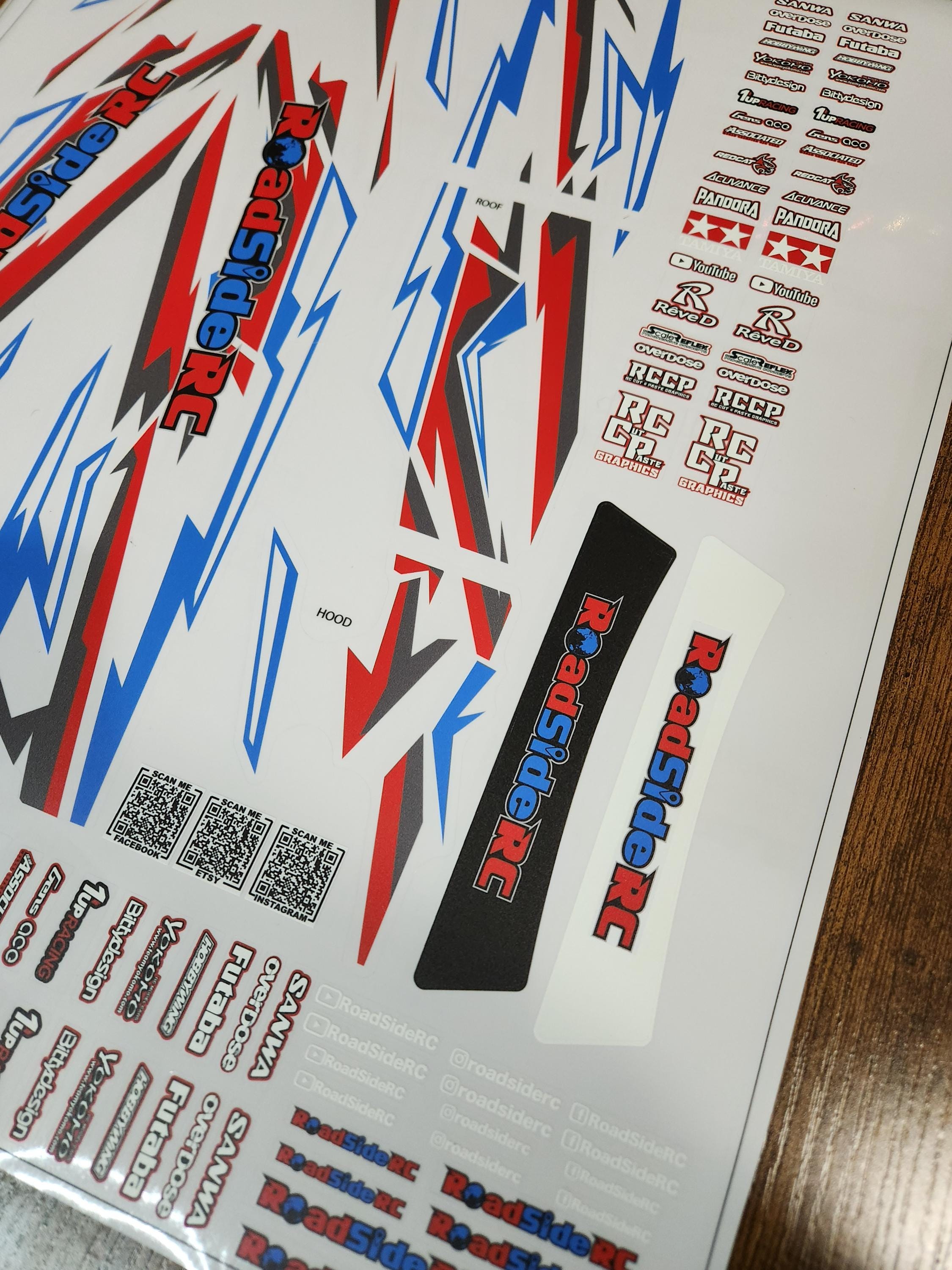 1/10 and 1/24 Scale RC Drift Livery Kit - Roadside RC Livery - Etsy