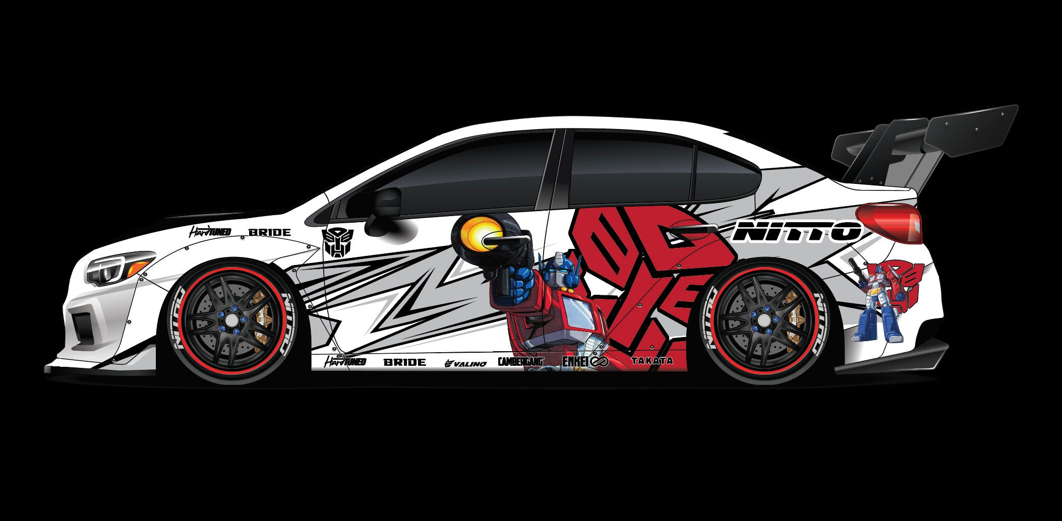 1/10 and 1/24 Scale RC Drift Livery Kit Transformers - Etsy