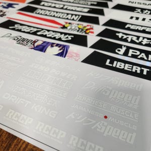 1/10 and 1/24 Scale RC Windshield Banners (PRE-CUT) - Etsy