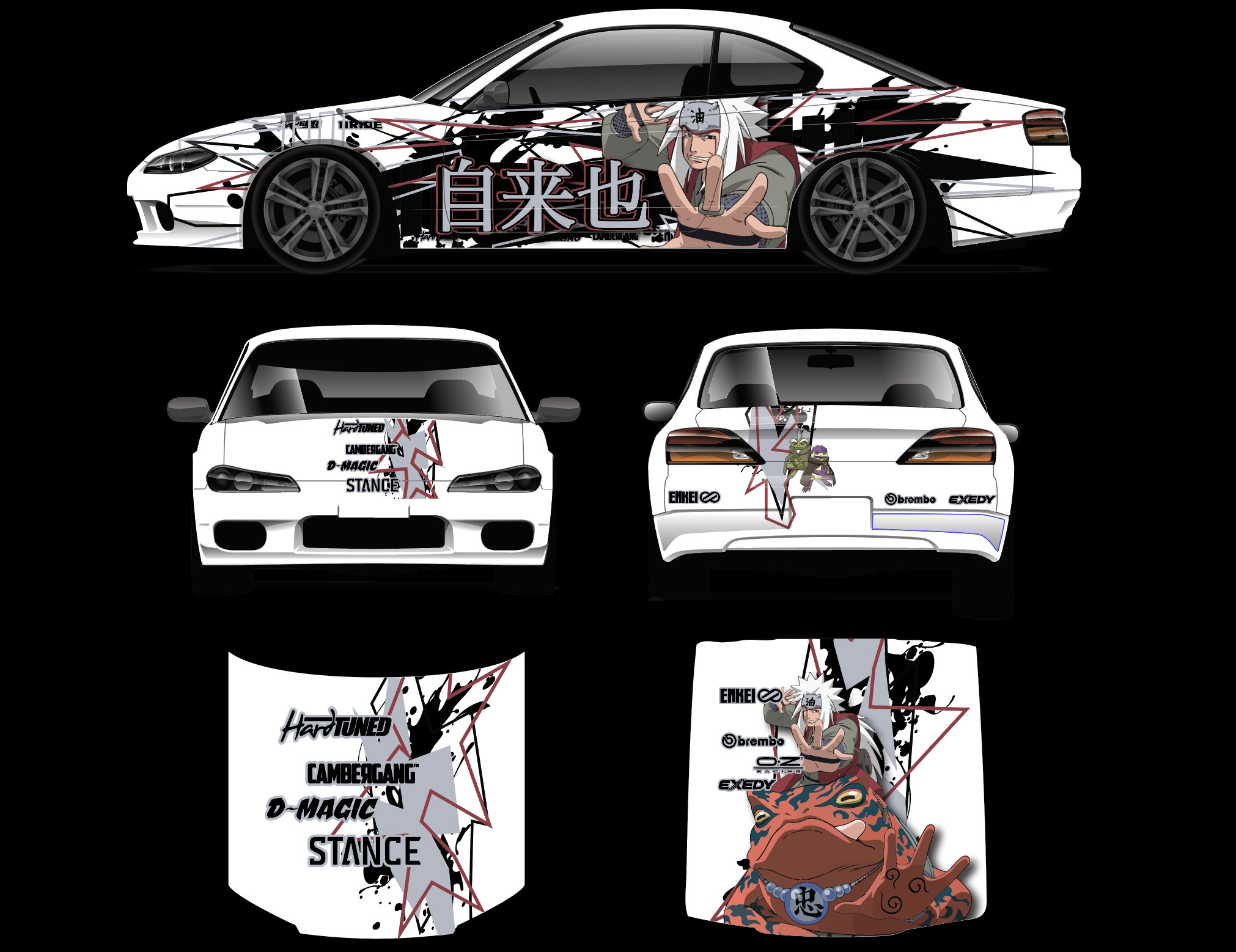 1/10 Scale RC Drift Livery Kit Jariya - Etsy