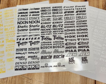 1:24 28 Scale RC Car Sponsor Decals - Etsy