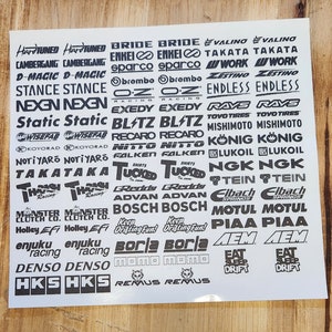 1:10 Scale RC Car Sponsor Decals - Etsy UK