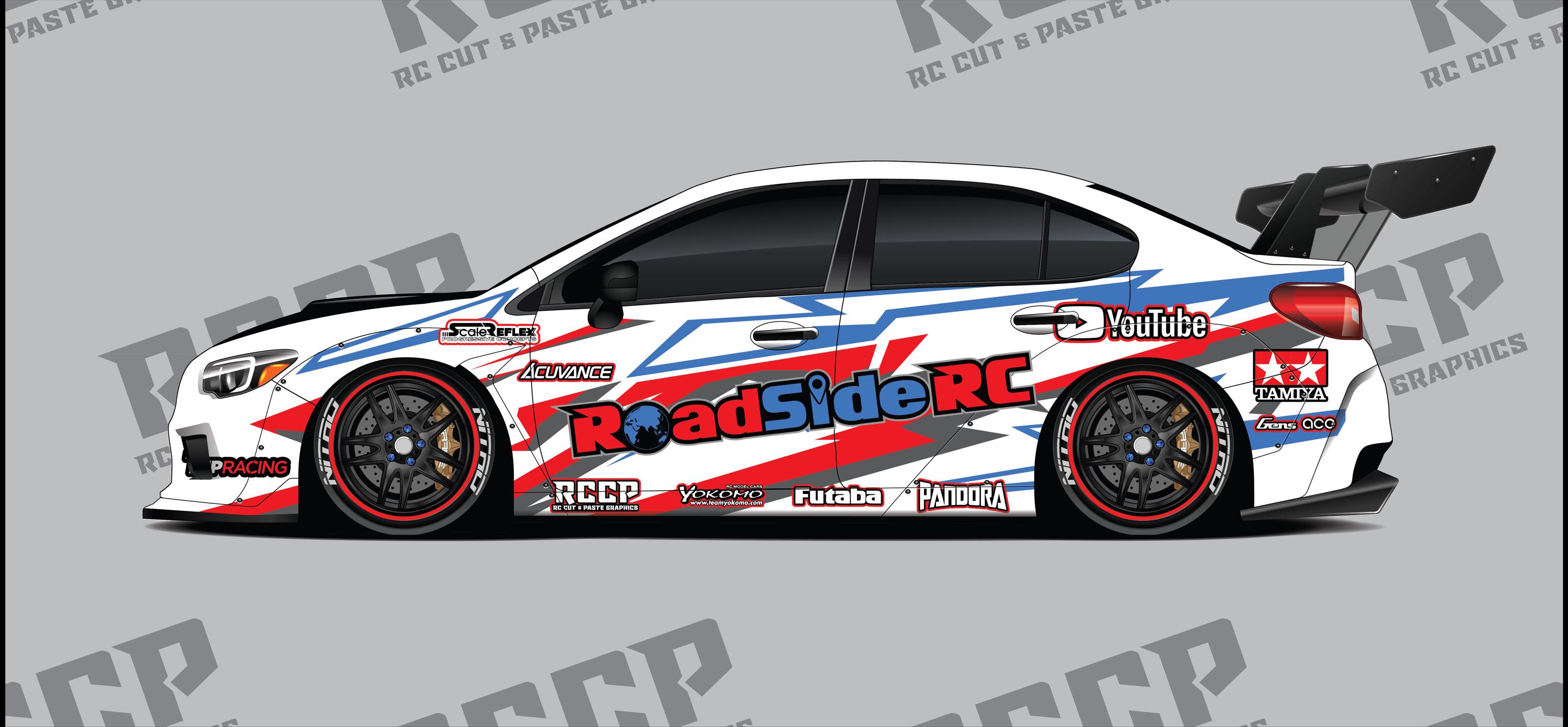 1/10 and 1/24 Scale RC Drift Livery Kit - Roadside RC Livery - Etsy