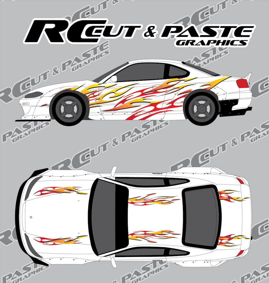 1/10 Scale RC Drift Livery Kit - Drift Kit 3 - Etsy