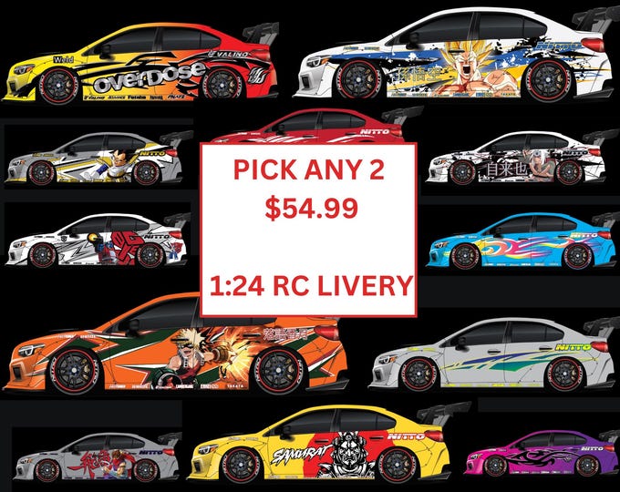 1/10 Scale RC Drift Livery Kit - Deku - Etsy Canada