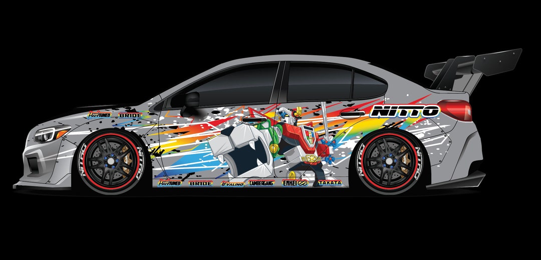 1/10 and 1/24 Scale RC Drift Livery Kit Voltron - Etsy