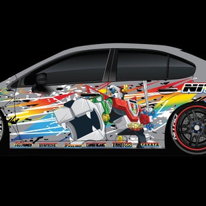 1/10 Scale RC Drift Livery Kit Voltron - Etsy