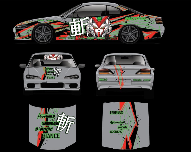 1/24 Scale RC Drift Livery Kit Astray Gundam - Etsy