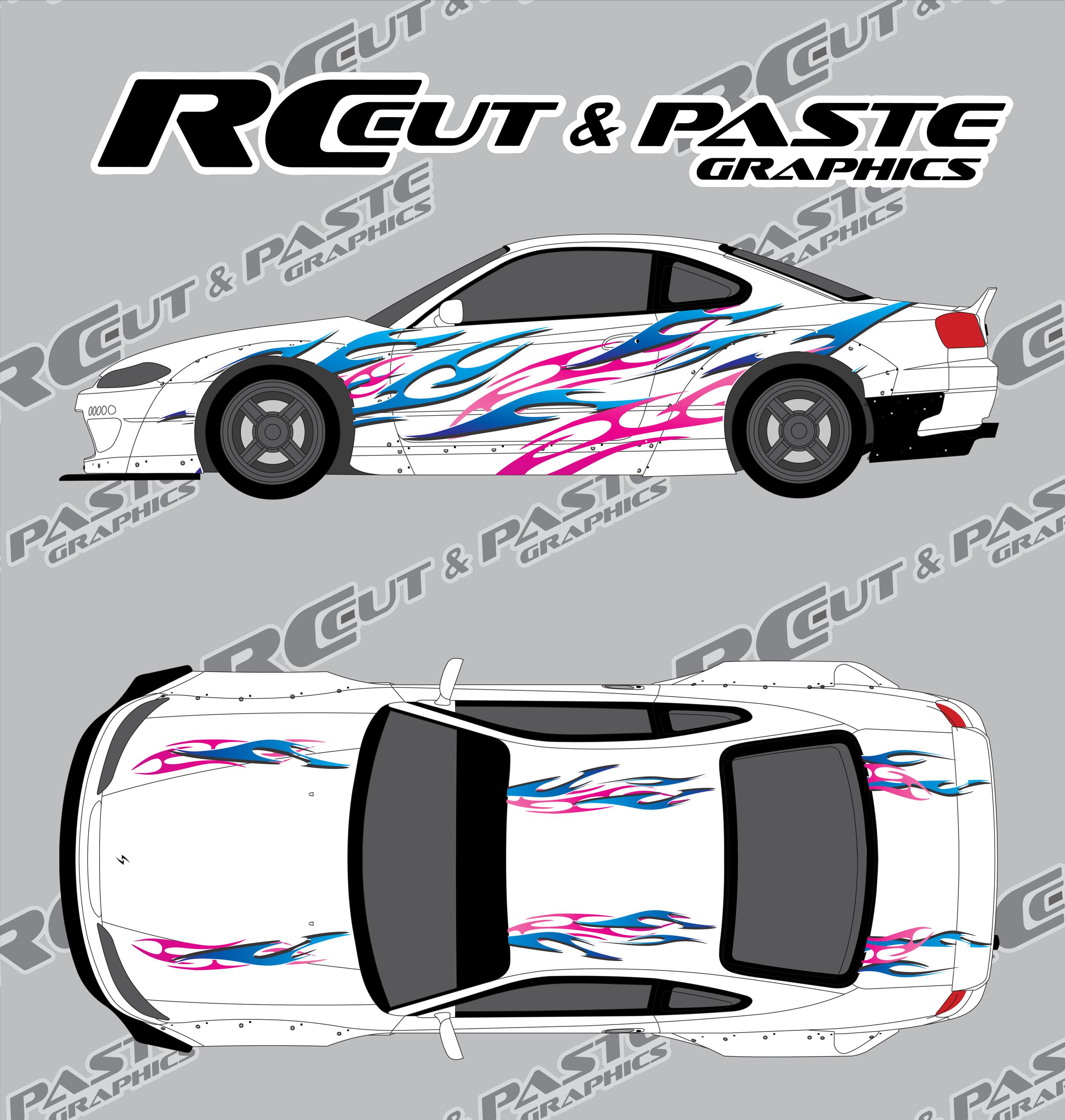1/10 Scale RC Drift Livery - Kit 3 - Etsy
