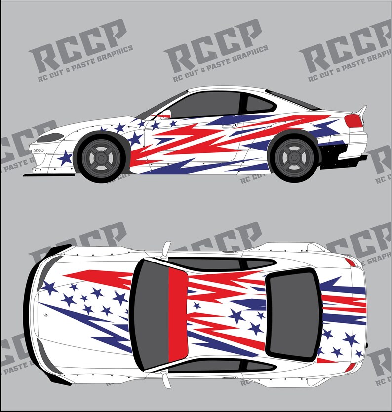 1/10 and 1/24 Scale RC Drift Livery - Kit 20 - Etsy