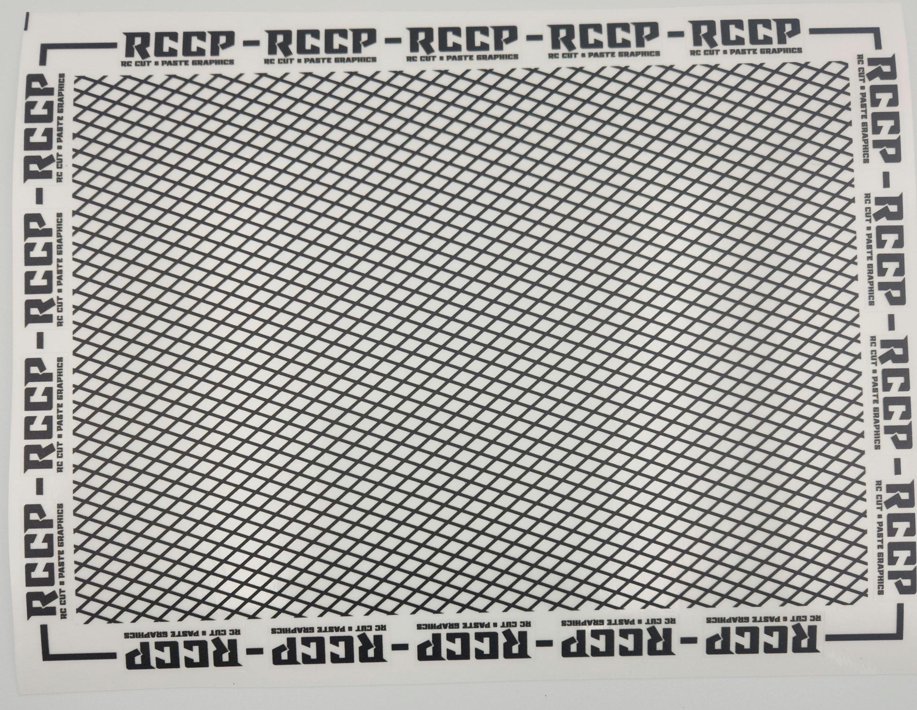 RC Scaled Grill Mesh Sticker - Etsy