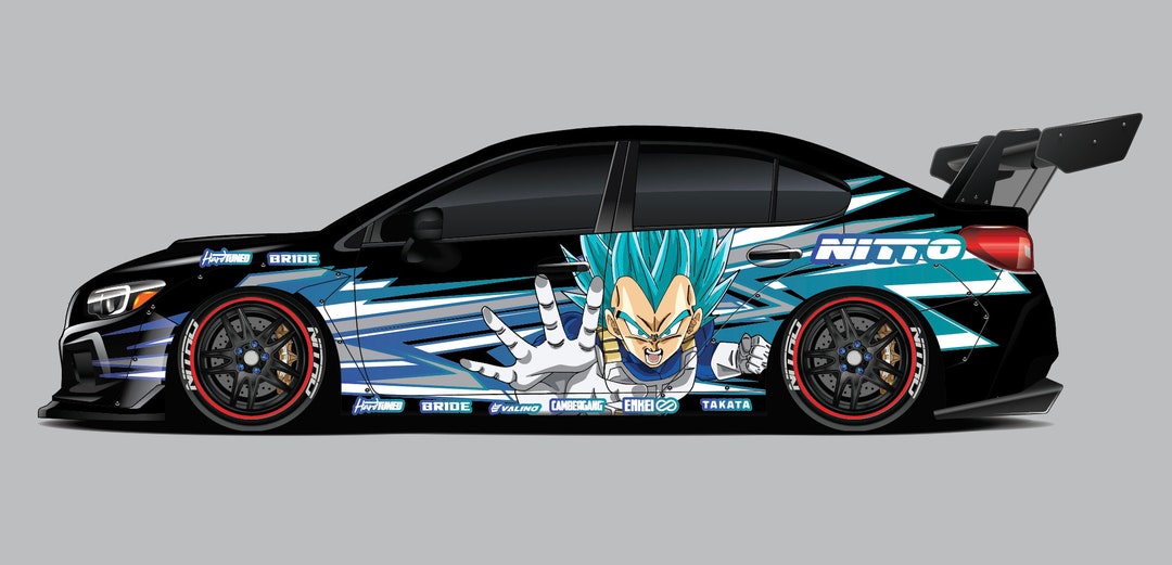 1/10 and 1/24 Scale RC Drift Livery Kit - Vegeta 2 - Etsy