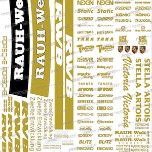 Rauh-welt Begriff- 1/10 Scale RC Decal Sheet (PRE-CUT) - Etsy