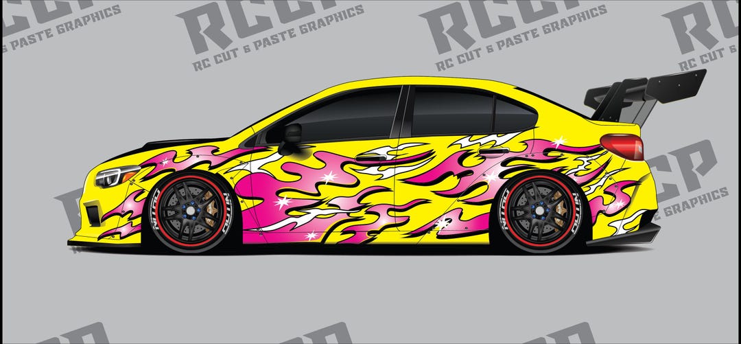 1/10 and 1/24 Scale RC Drift Livery - Kit 22 - Etsy