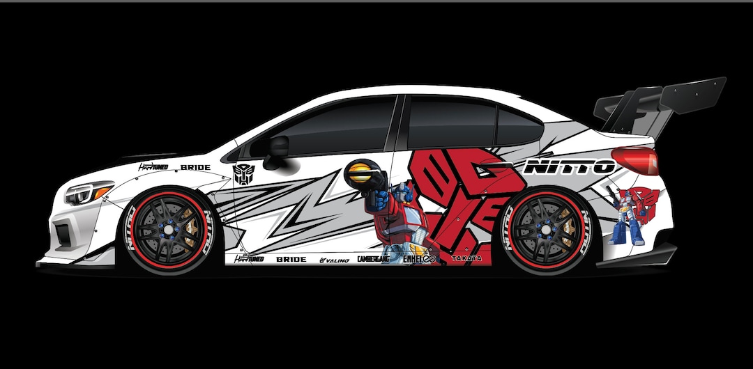1/10 and 1/24 Scale RC Drift Livery Kit - Transformers - Etsy