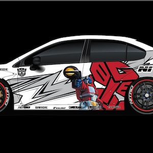 1/10 and 1/24 Scale RC Drift Livery Kit - Transformers - Etsy