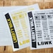 Liberty Walk Sticker Decal Sheet - 1/10 Scale RC Decal Sheet (PRE-CUT ...