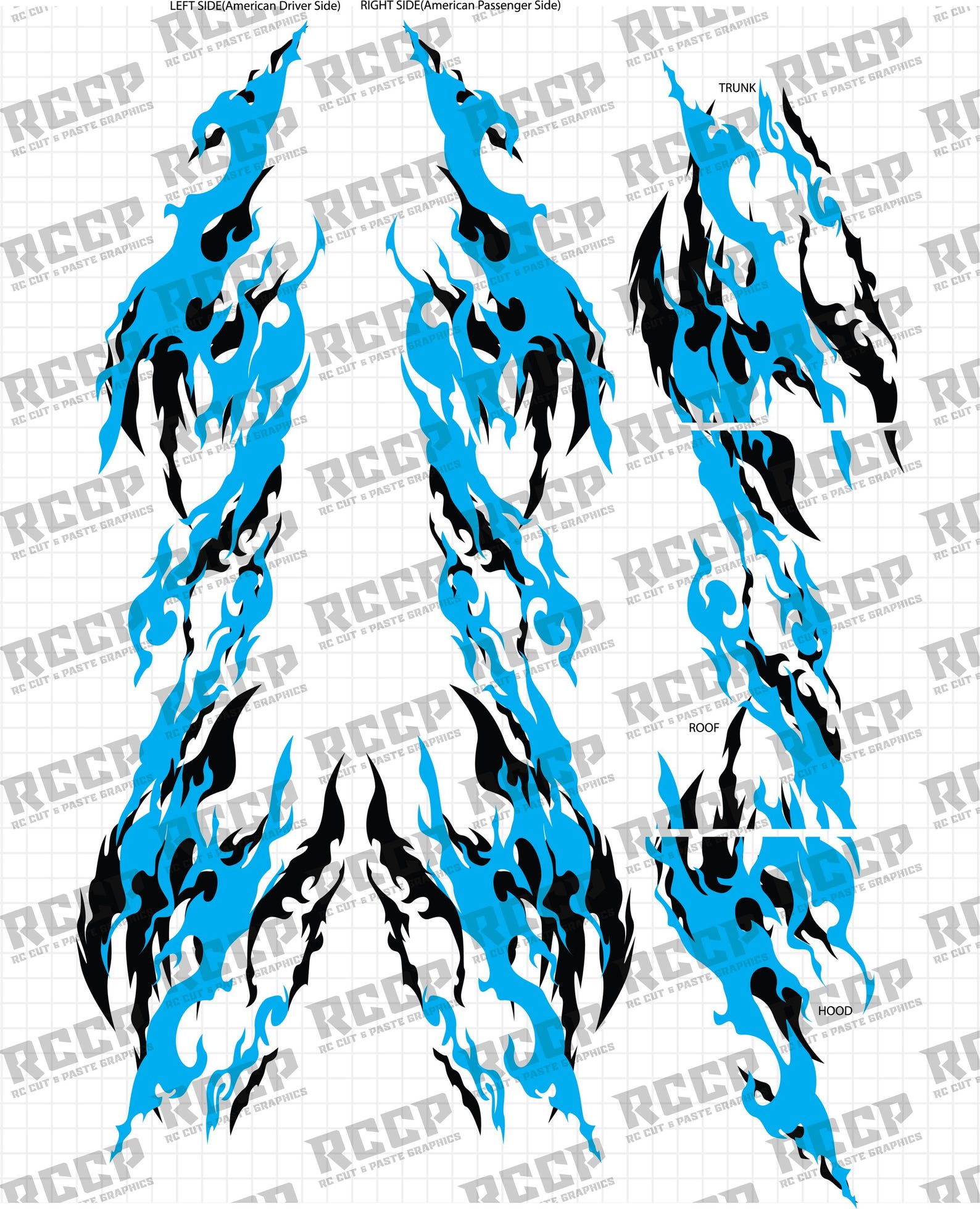 Universal RC 1:10 Paint Masking Stencil Vinyl – Kit 33 - Etsy