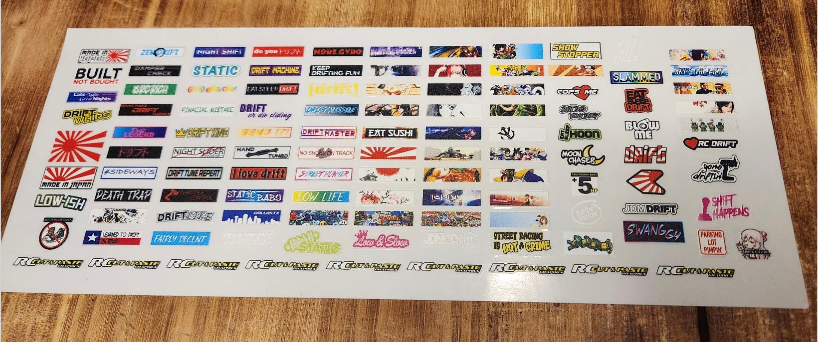 1/10 RC Decal Starter Kit - Etsy