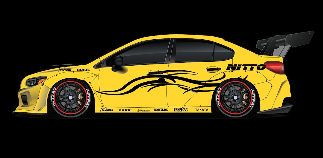 1/10 and 1/24 Scale RC Drift Livery Kit - Tribal Livery 1 - Etsy