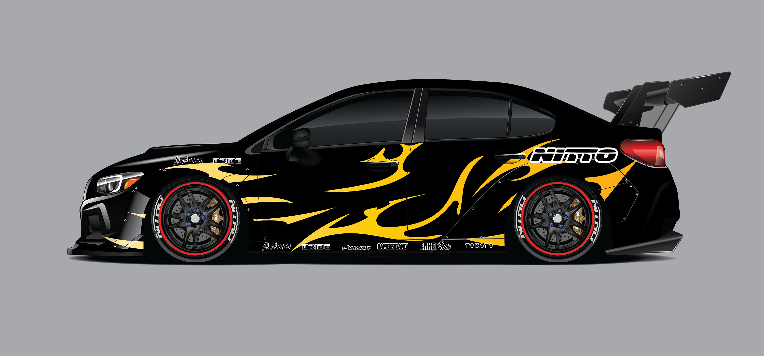 1/10 and 1/24 Scale RC Drift Livery Kit Tribal Livery 16 - Etsy