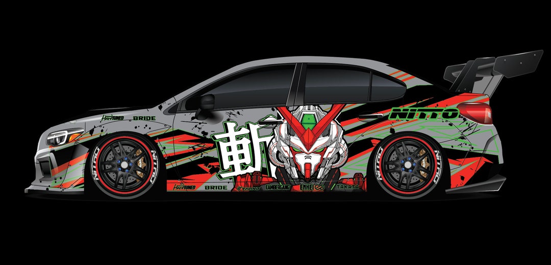 1/10 and 1/24 Scale RC Drift Livery Kit - Astray Gundam - Etsy