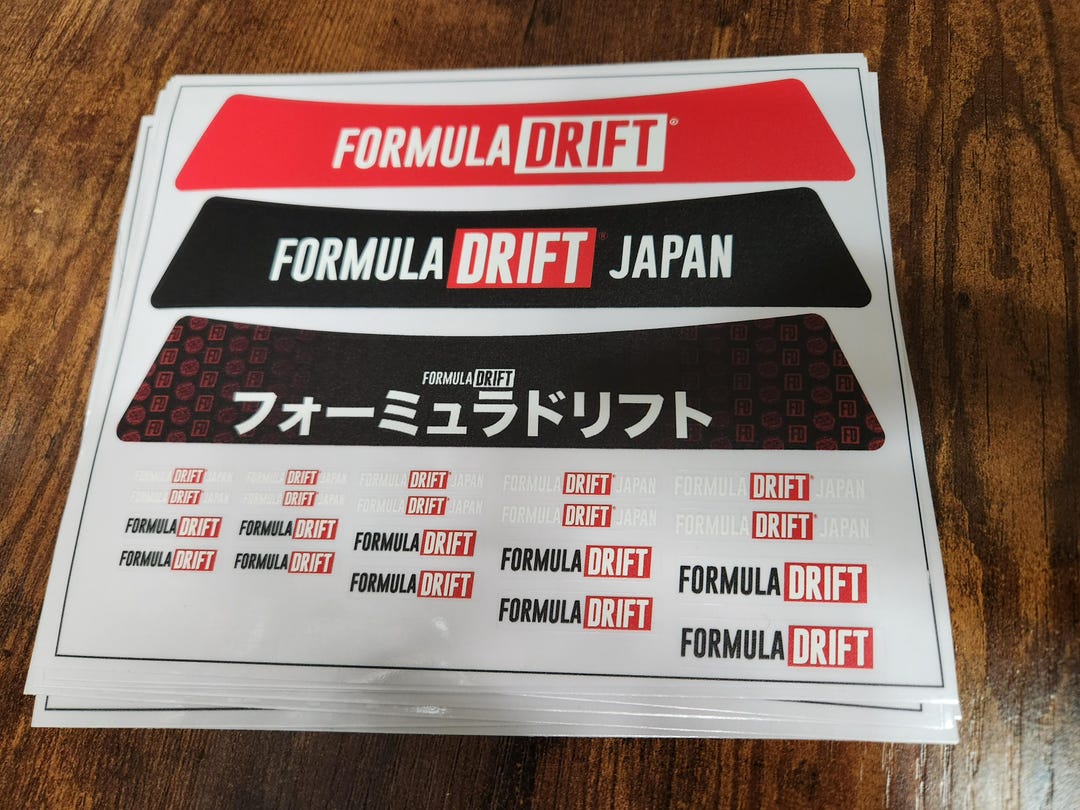 Formula Drift Decal Sheet - 1/10 Scale RC Decal Sheet (PRE-CUT) - Etsy