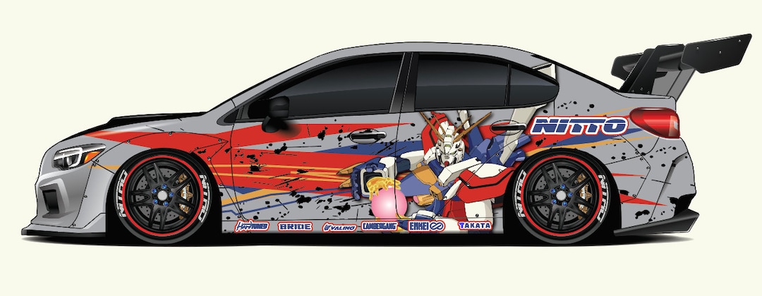 1/10 Scale RC Drift Livery Kit Gundam - Etsy
