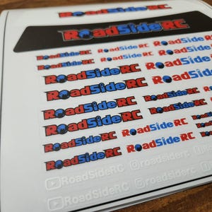 1:10 Scale - Roadside RC Decal Sheet - Etsy
