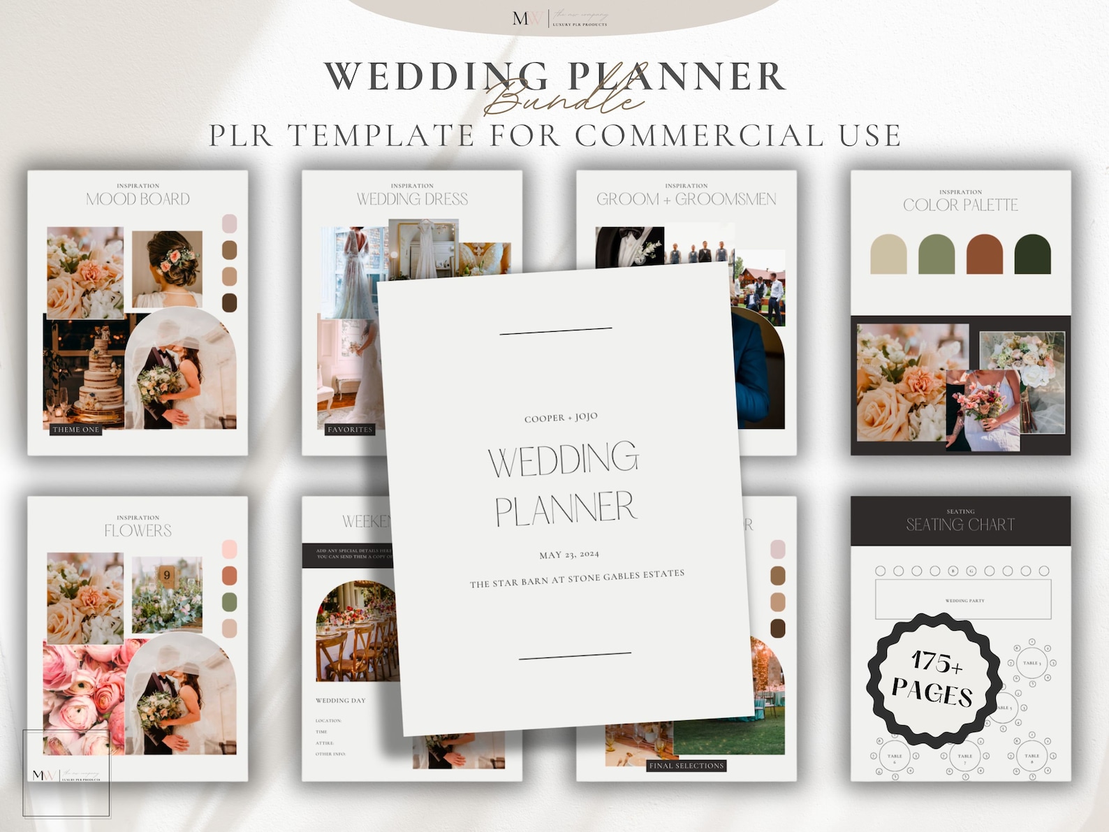 PLR Goodnotes Wedding Planner Template Bundle, Wedding Itinerary ...