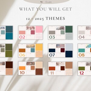 EDITABLE Desktop Wallpaper Organizers + Folder Icons, Bundle, 2024–2025 ...