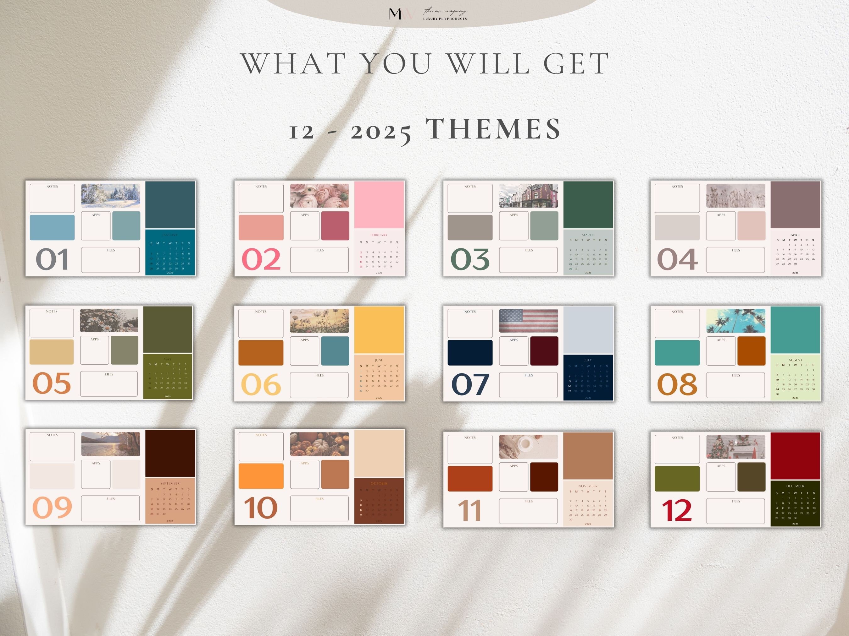 Editable Desktop Wallpaper Organizers and Folder Icons With PLR License ...