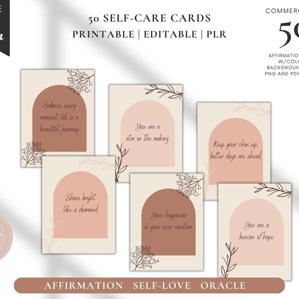 Affirmation Cards - Etsy