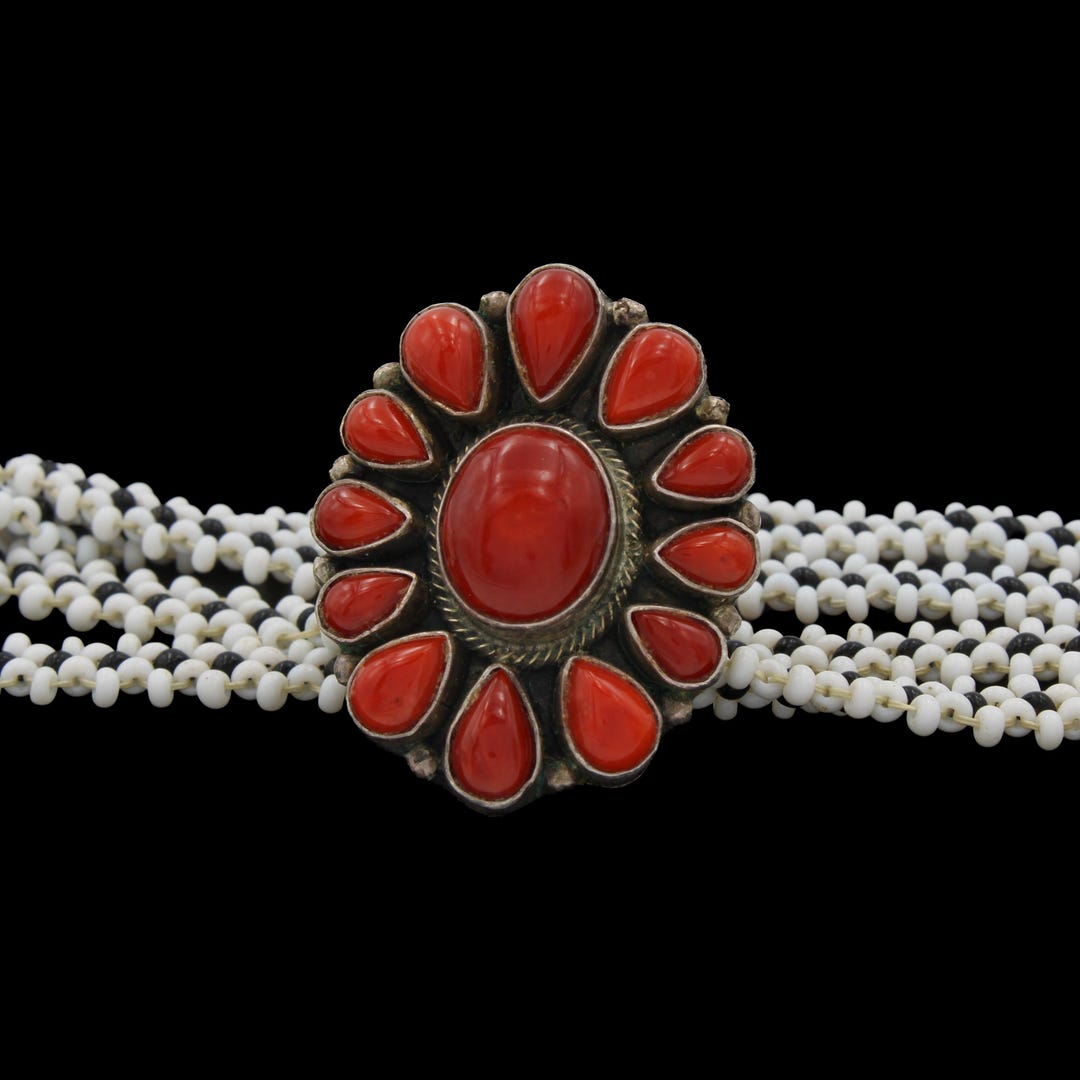 Native American Navajo Artist Roie Jaque Signed Sterling Silver Large ...