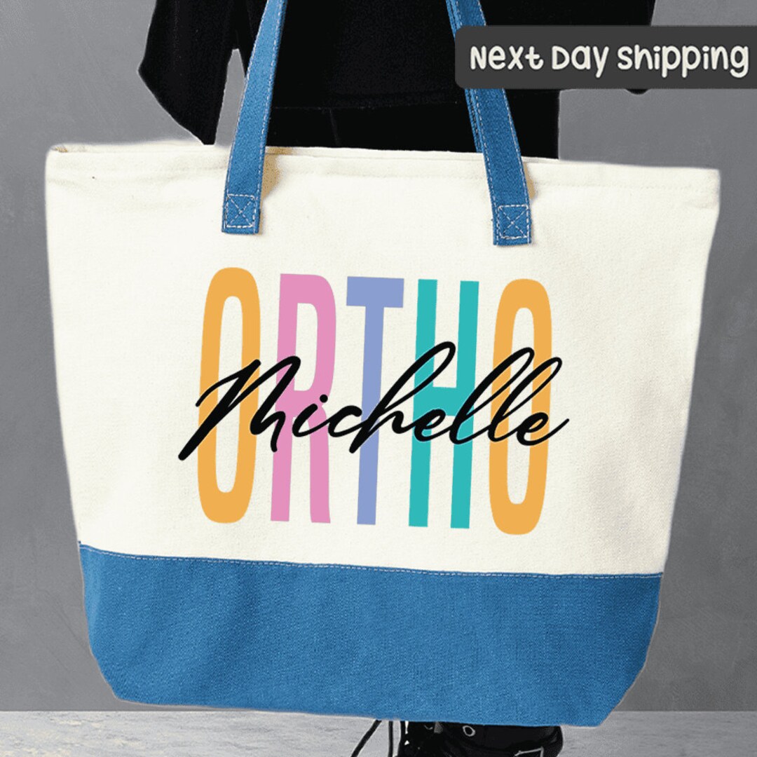 Personalized Ortho Nurse Tote Bag, Custom Orthopedic Nurse Tote Bag ...