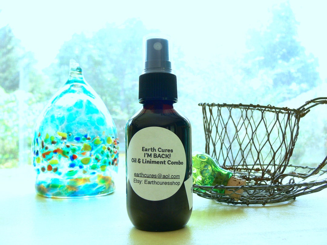 I'm Back Organic Oil & Liniment Combo Spray Bottle 2 Ounces - Etsy