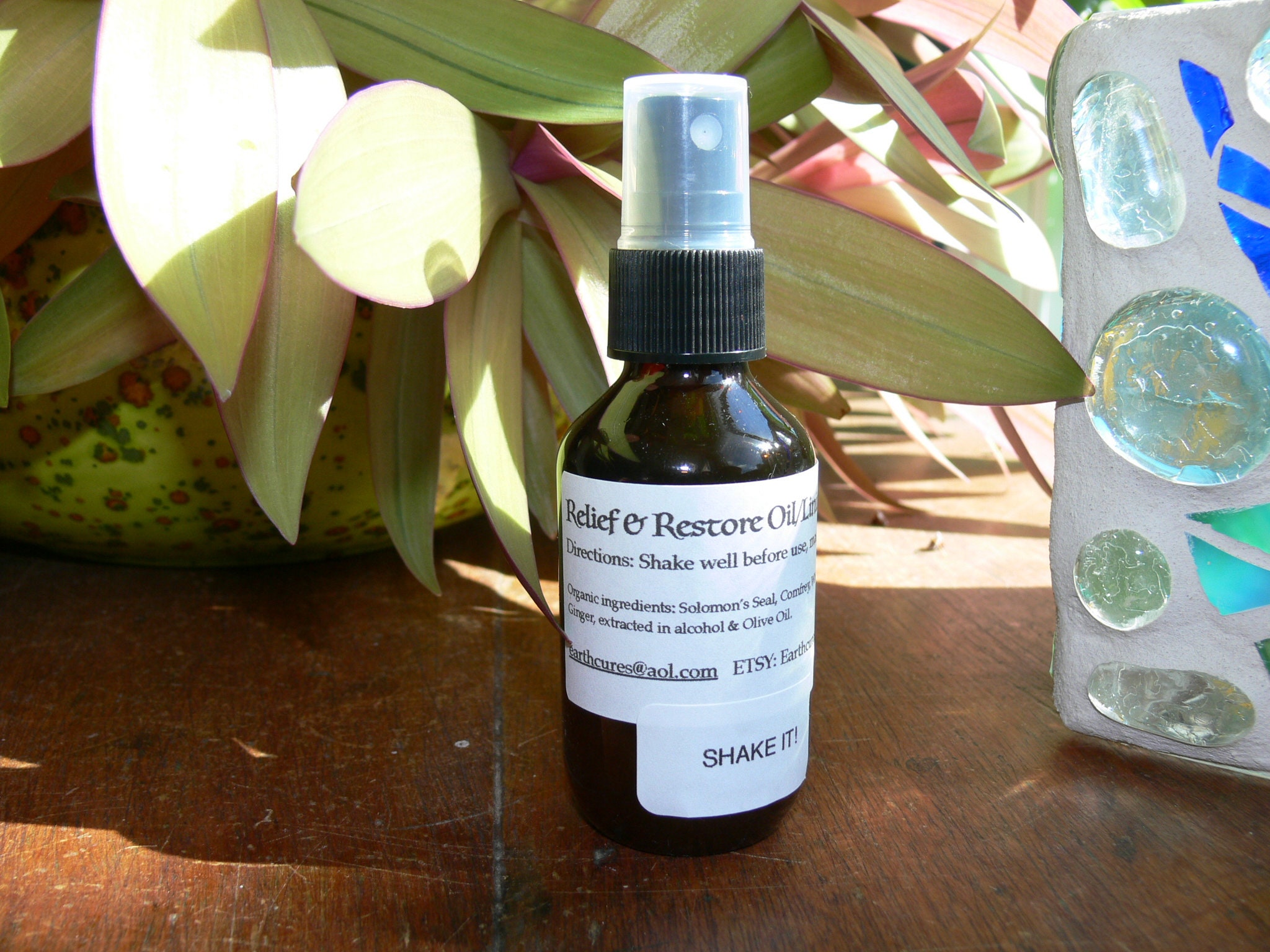 Relief & Restore Oil Liniment Blend Organic Herbs 2 Ounces - Etsy