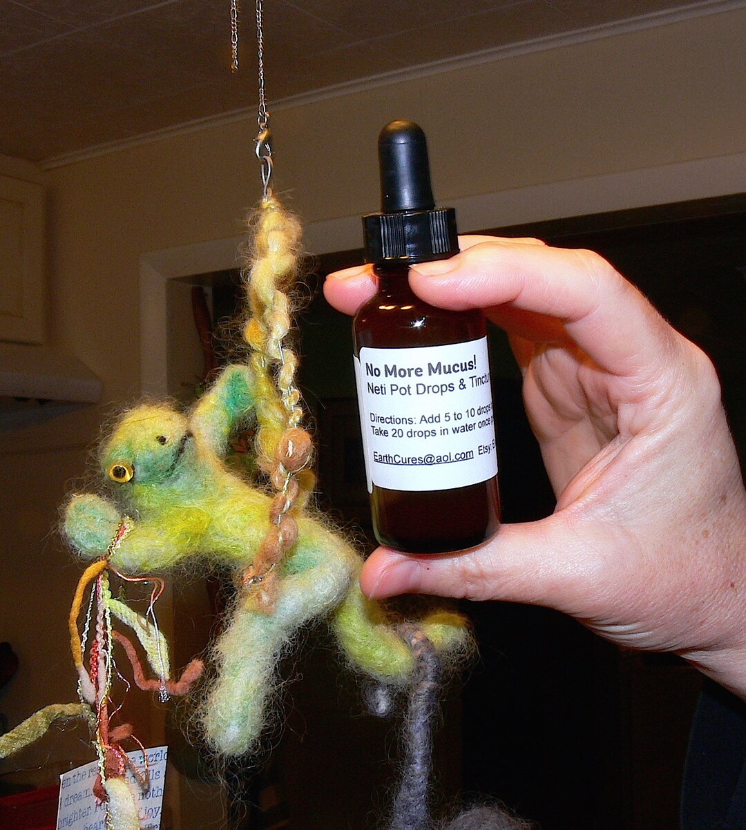 No More Mucus Neti Pot Drops & Tincture - Etsy