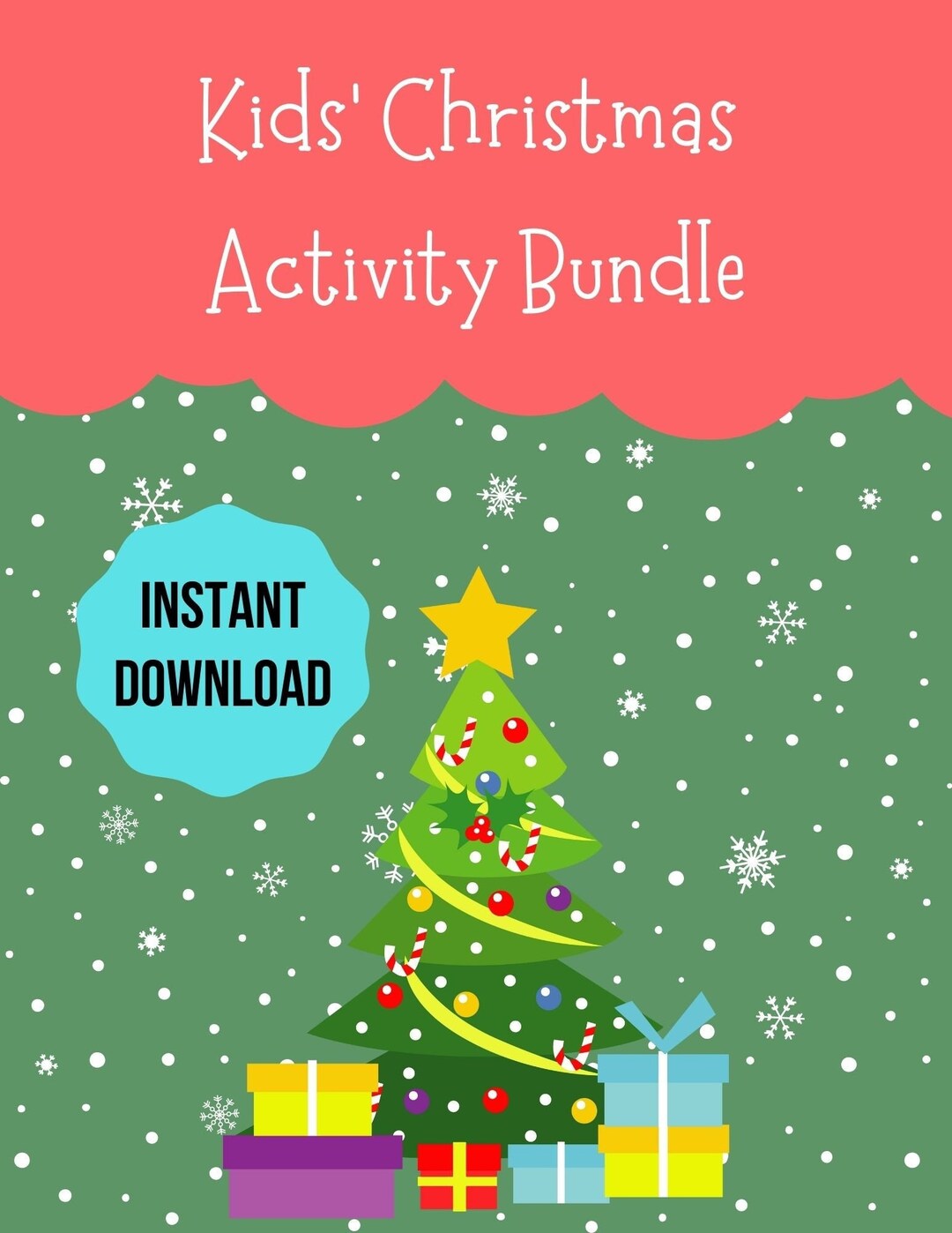 Kids' Christmas Activity Book Printable | Printable Christmas Coloring ...